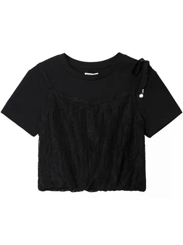 MUSIUM DIV. Layered Top - Black