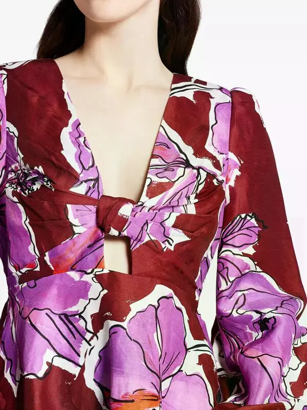 Aje Floral-print Mini Dress