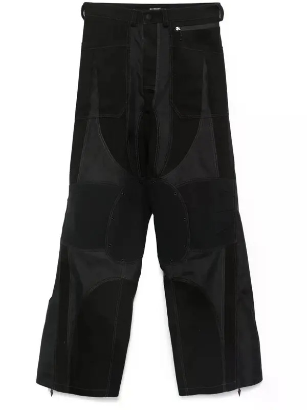 MUGLER Paneled-design Cargo Pants
