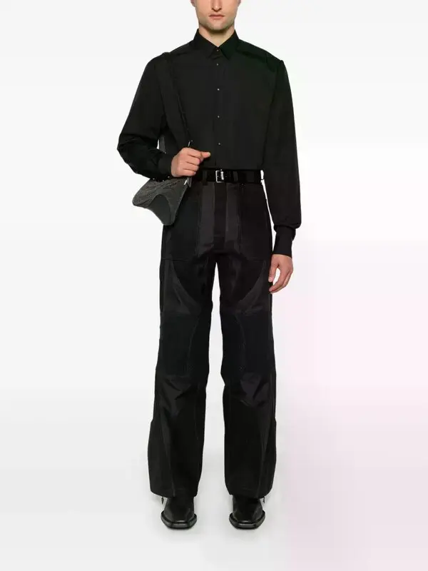 MUGLER Paneled-design Cargo Pants