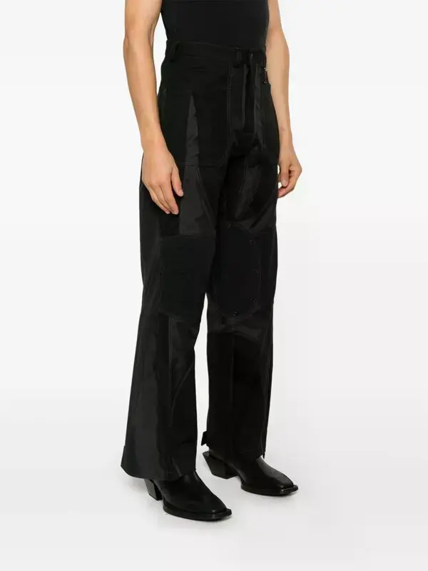 MUGLER Paneled-design Cargo Pants