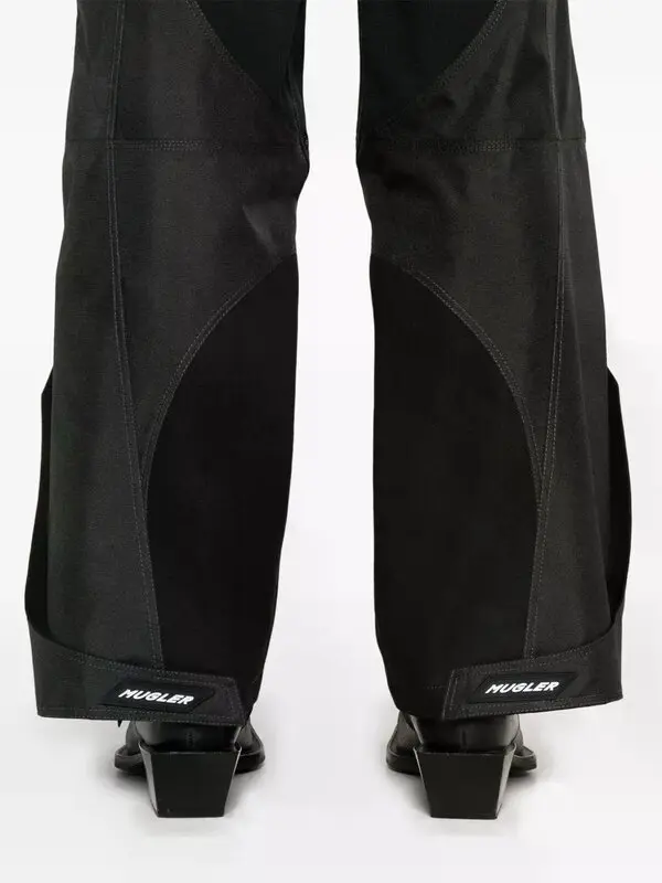 MUGLER Paneled-design Cargo Pants