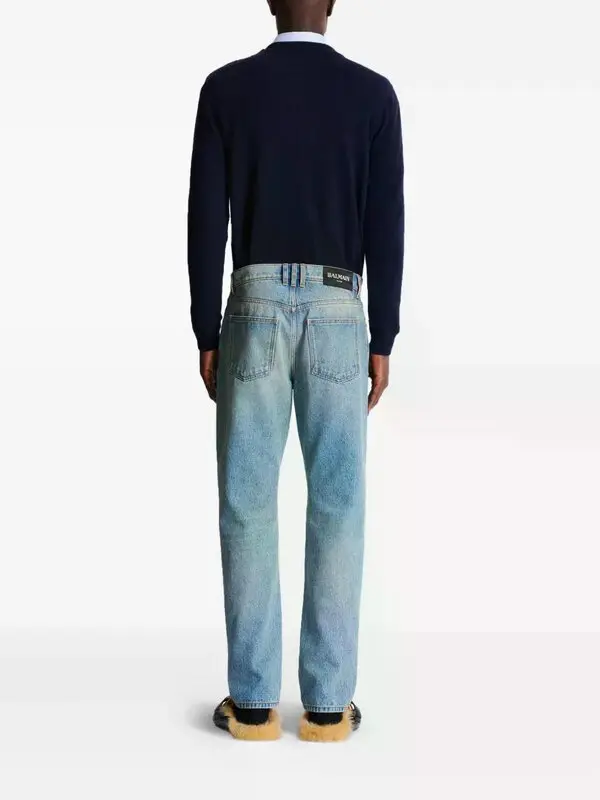Balmain Straight-leg Jeans - Blue