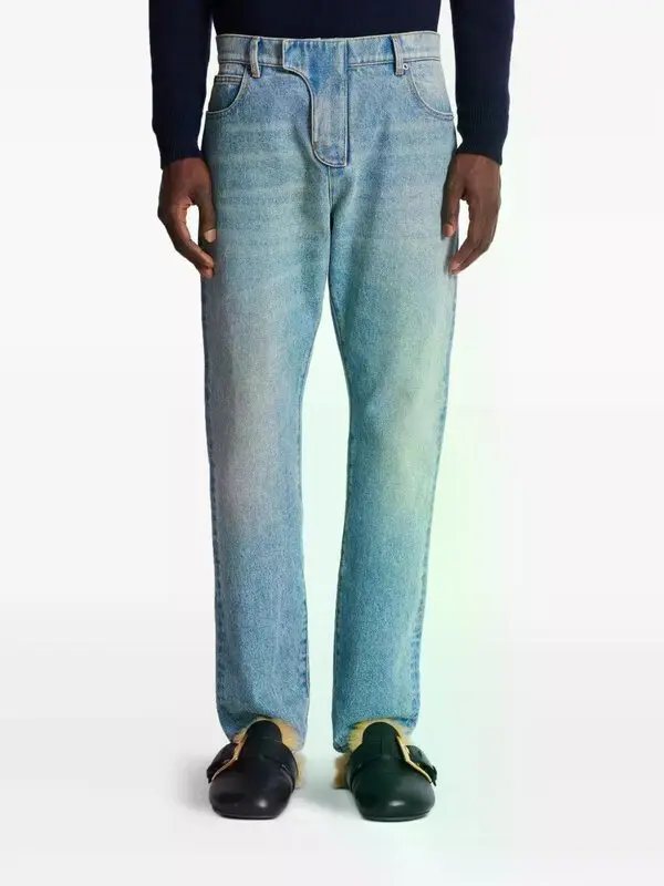 Balmain Straight-leg Jeans - Blue