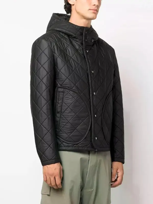 CRAIG GREEN Diamond Quilted Hooded Jacket