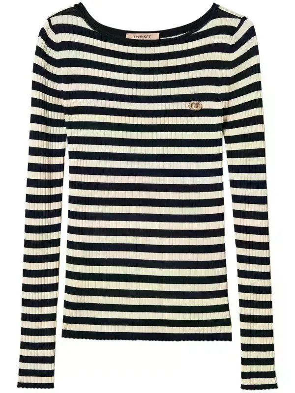 TWINSET Striped Jumper