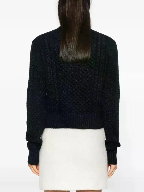 Fabiana Filippi Fisherman's Knit Lurex Sweater