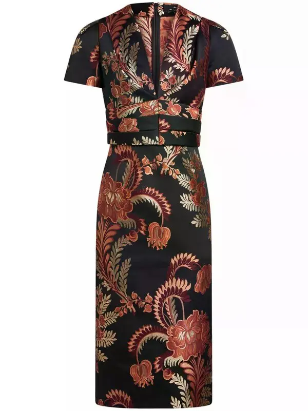 Etro Jacquard Midi Dress