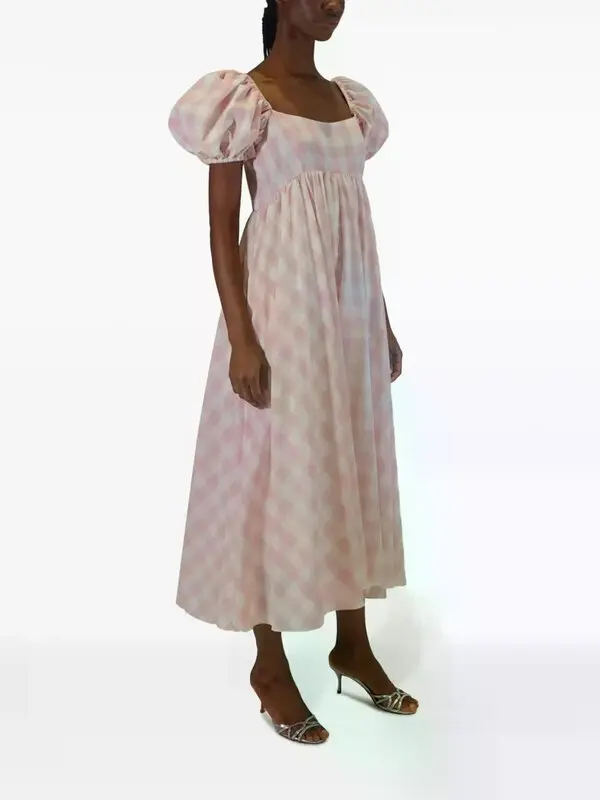 Azeeza Rory Gingham Midi Dress