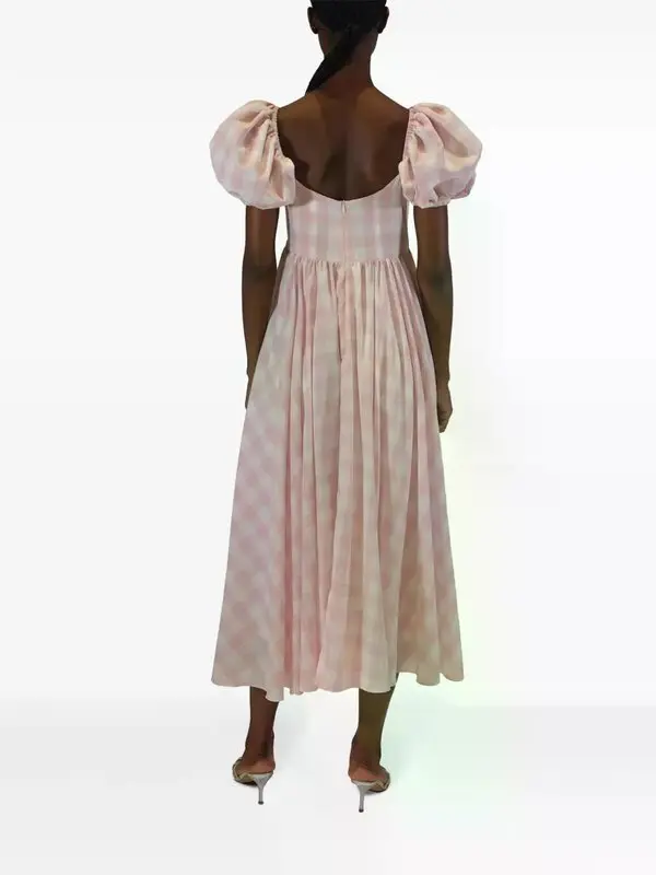 Azeeza Rory Gingham Midi Dress