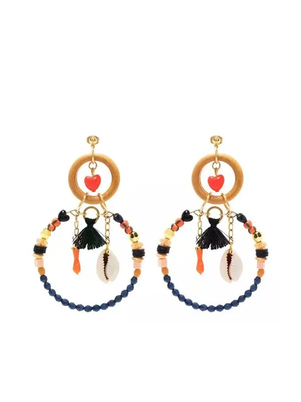 AMIR SLAMA Bead-embellished Single Earring - Multicolour