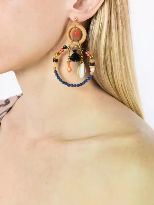 AMIR SLAMA Bead-embellished Single Earring