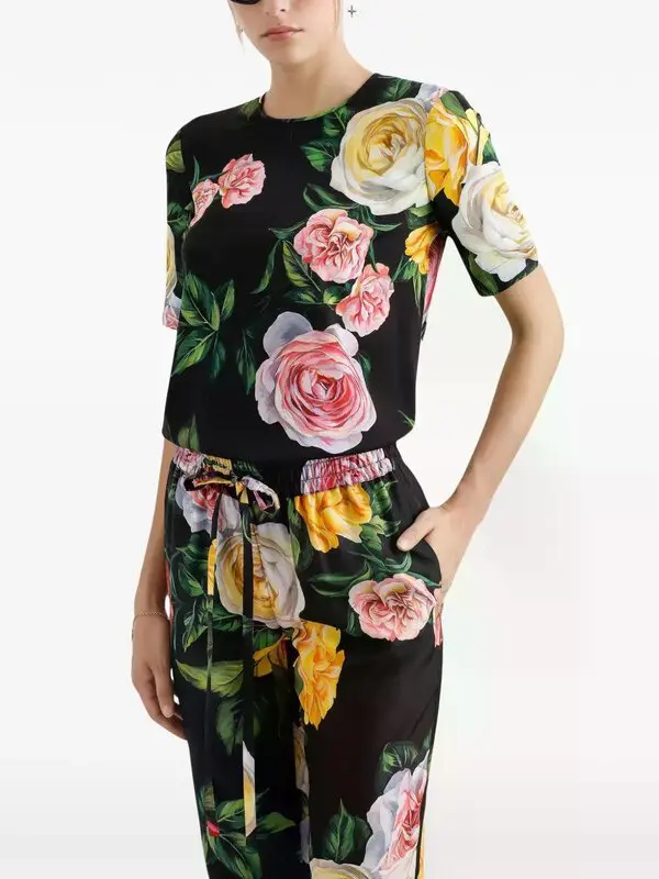 Dolce & Gabbana Floral-print Blouse