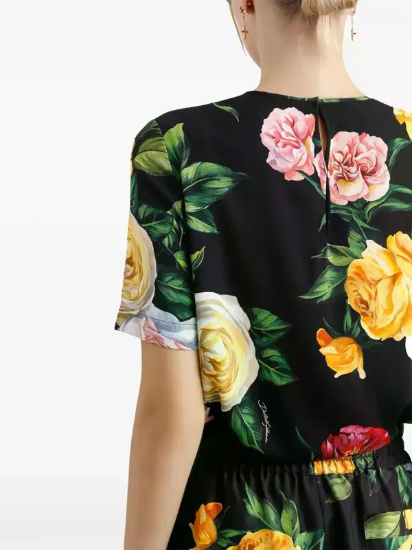 Dolce & Gabbana Floral-print Blouse