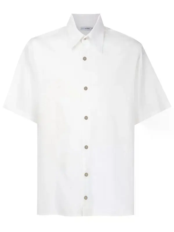 AMIR SLAMA Embroidered Short-sleeve Shirt