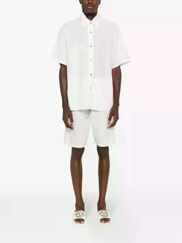 AMIR SLAMA Embroidered Short-sleeve Shirt