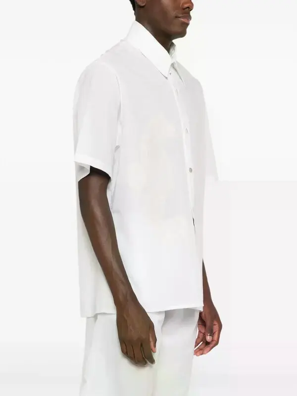 AMIR SLAMA Embroidered Short-sleeve Shirt