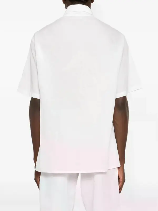 AMIR SLAMA Embroidered Short-sleeve Shirt