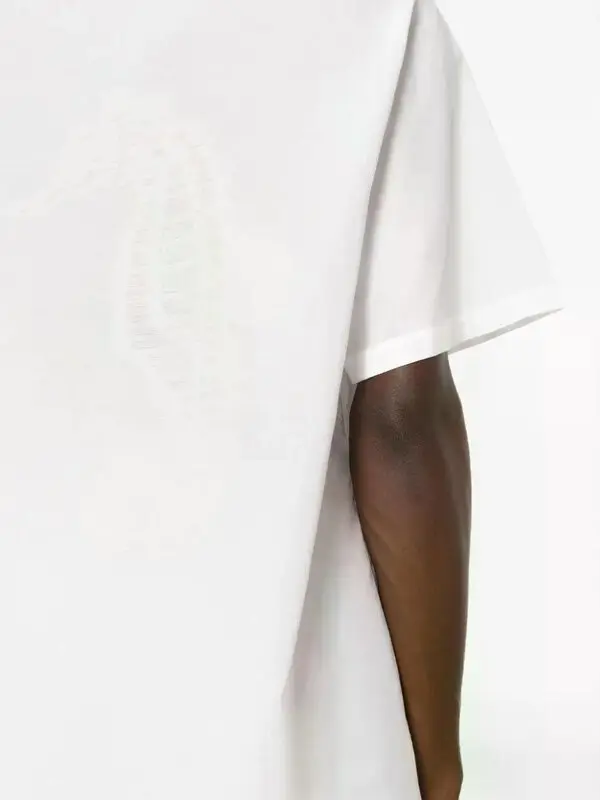 AMIR SLAMA Embroidered Short-sleeve Shirt