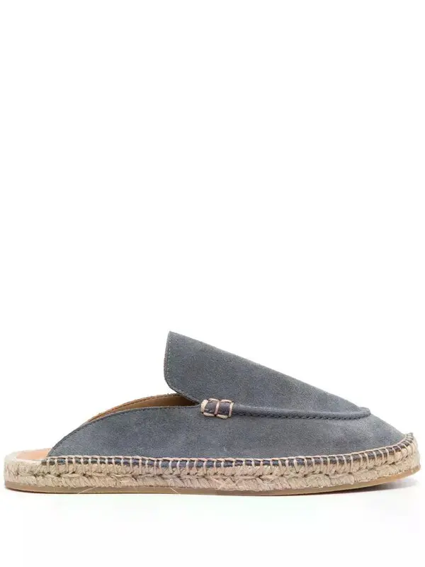 SCAROSSO Suede Jute-sole Espadrilles