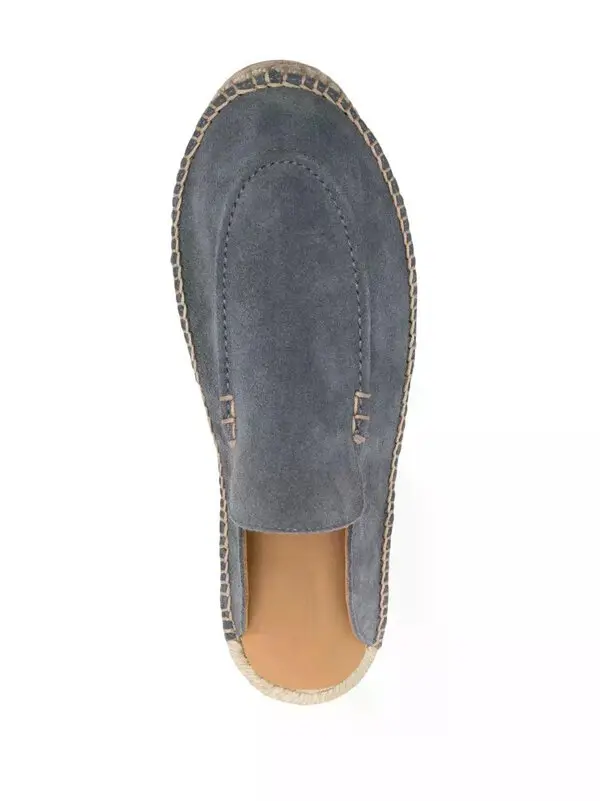 SCAROSSO Suede Jute-sole Espadrilles