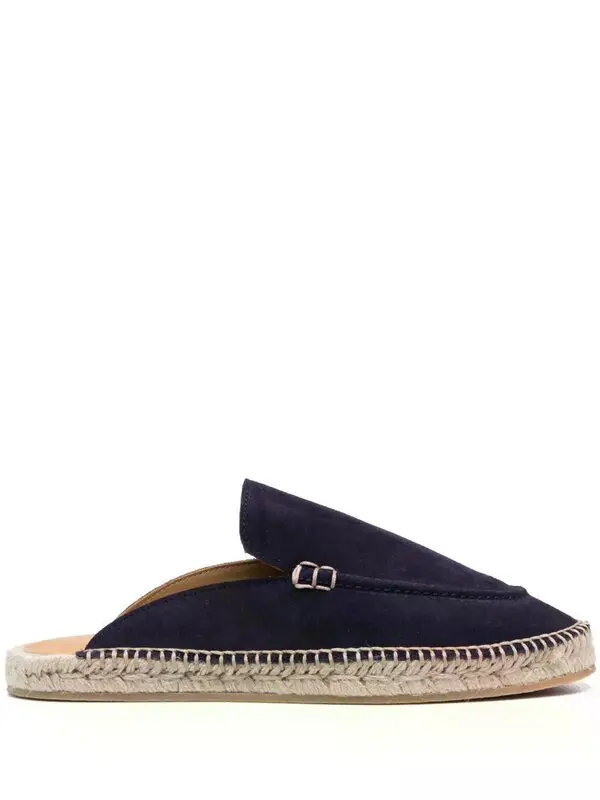 SCAROSSO Suede Jute-sole Espadrilles
