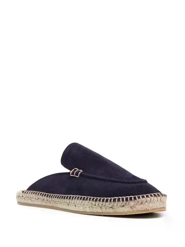 SCAROSSO Suede Jute-sole Espadrilles