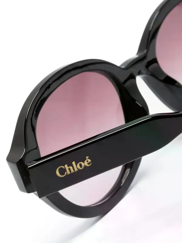 Chloé Round-frame Sunglasses - Black