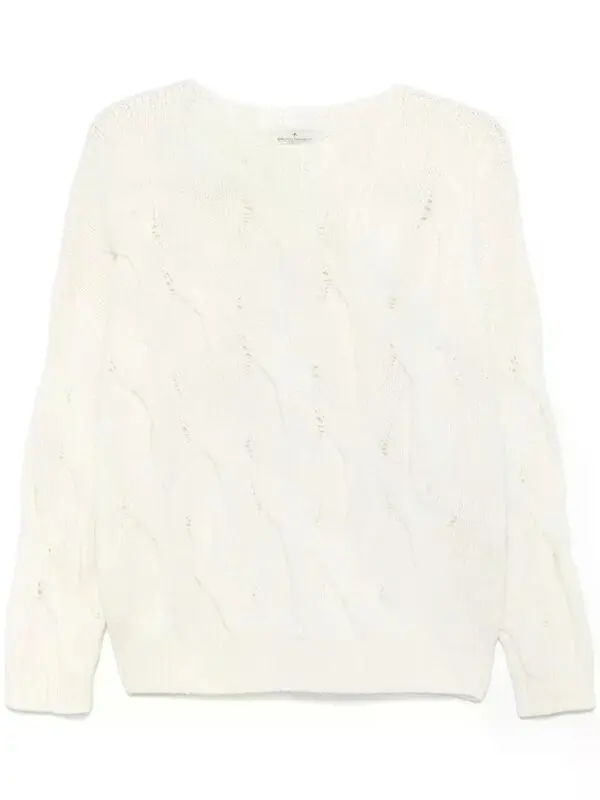 Bruno Manetti Cable-knit Cashmere Sweater