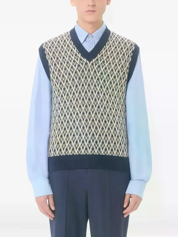 Valentino Garavani Toute La V Jacquard Vest