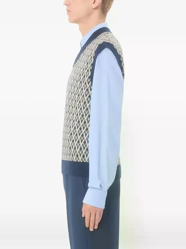 Valentino Garavani Toute La V Jacquard Vest