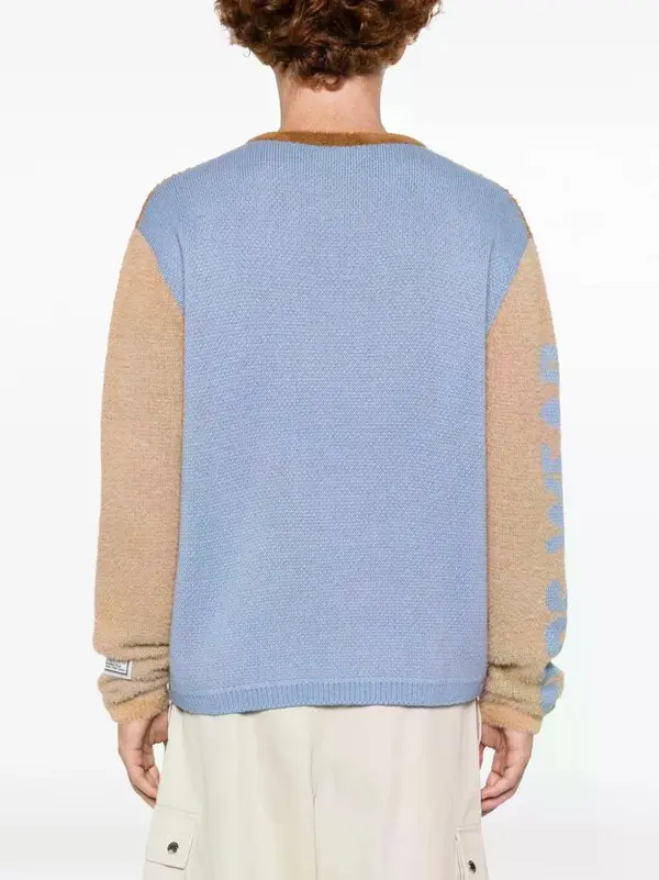 Gcds Wirdo Win Hairy Jacquard Jumper