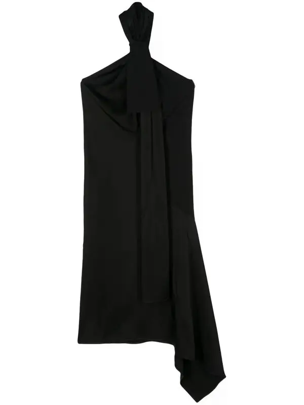 Givenchy Knot-detail Asymmetric Midi Dress