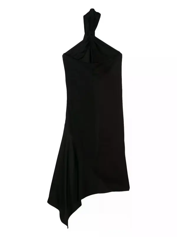 Givenchy Knot-detail Asymmetric Midi Dress