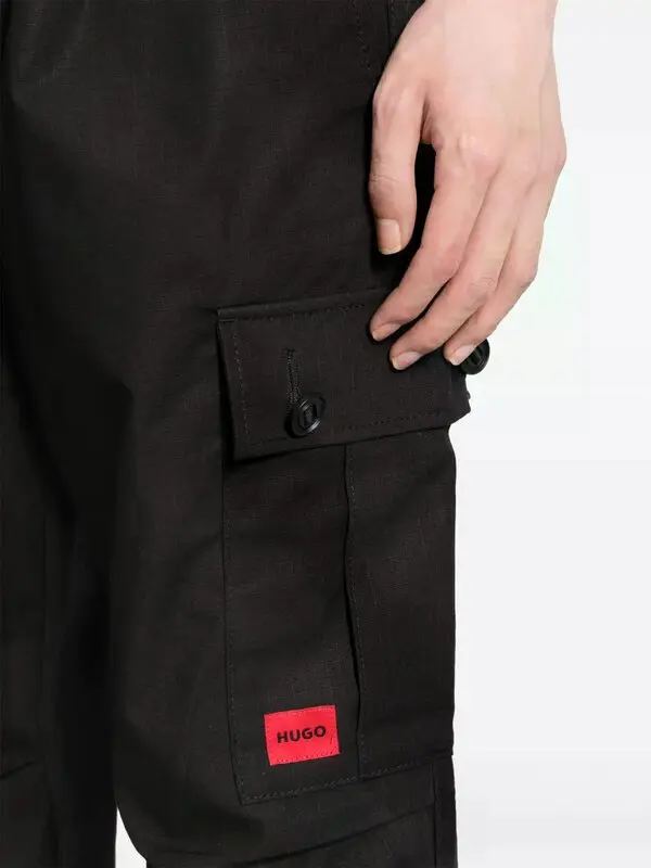 Hugo Logo-appliqué Cargo Trousers