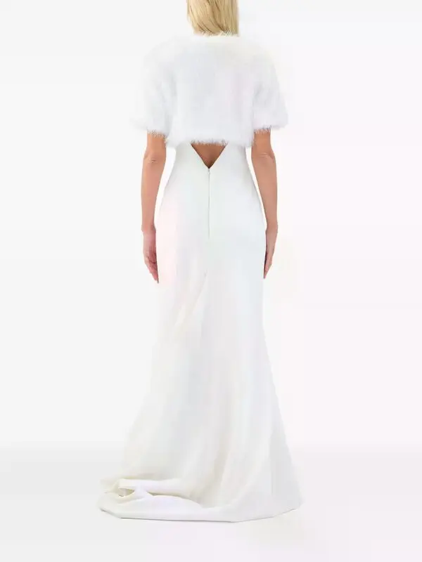 UNREAL FUR Wings Bolero Jacket - White