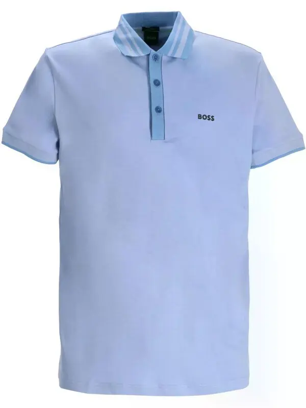BOSS Cotton Polo Shirt - Blue