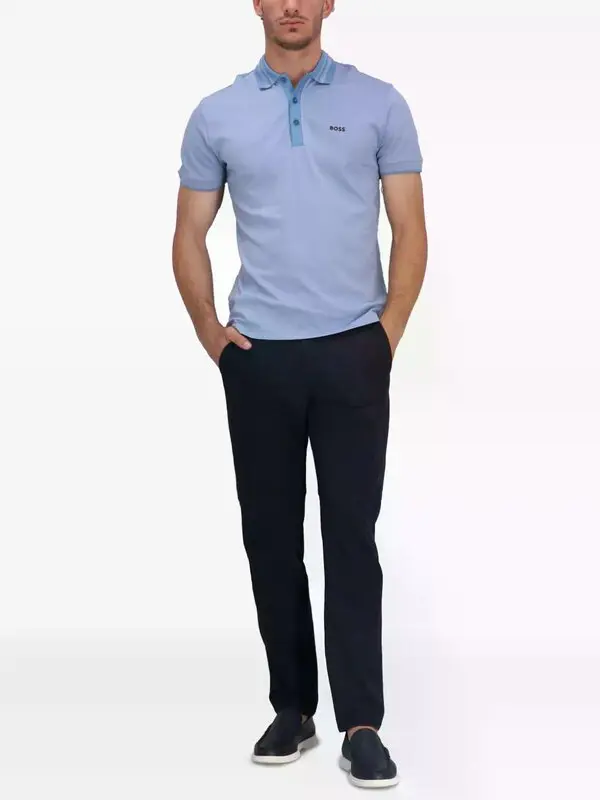 BOSS Cotton Polo Shirt - Blue
