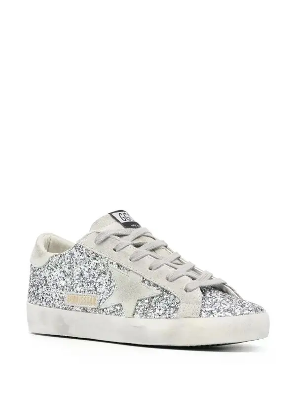 GOLDEN GOOSE Super-star Glitter Sneakers