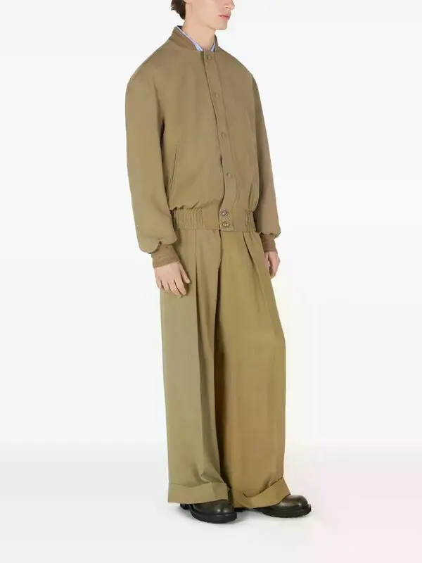 Roberto Cavalli Drop-shoulder Bomber Jacket
