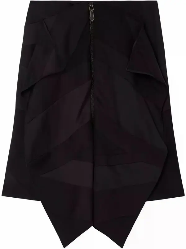 Burberry Drape-detail Skirt