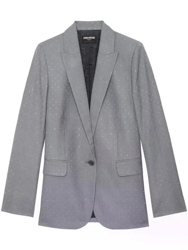 Zadig&Voltaire Valse Embellished Blazer - Grey