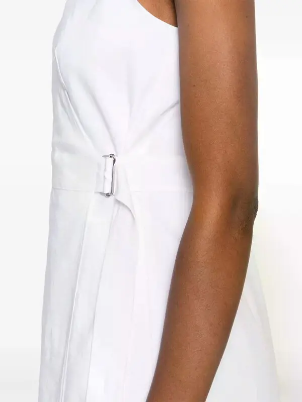 Theory Sleeveless Wrap Midi Dress