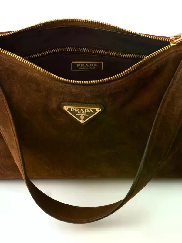 Prada Medium Aimée Shoulder Bag - Brown
