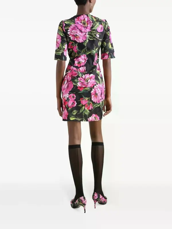 Dolce & Gabbana Floral-print Mini Dress