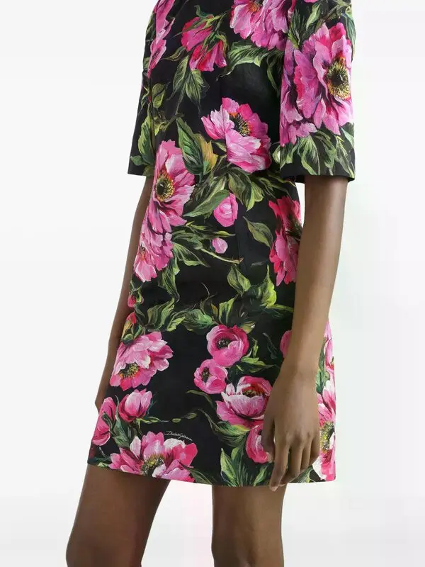 Dolce & Gabbana Floral-print Mini Dress
