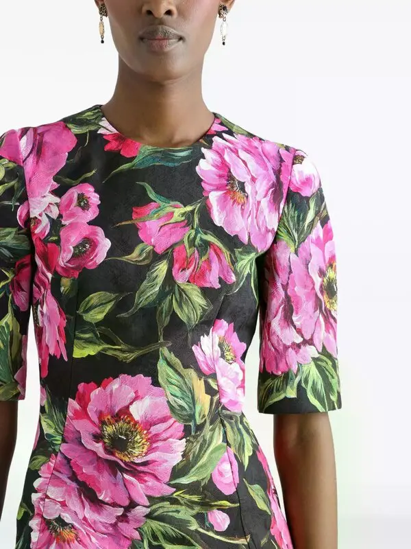 Dolce & Gabbana Floral-print Mini Dress