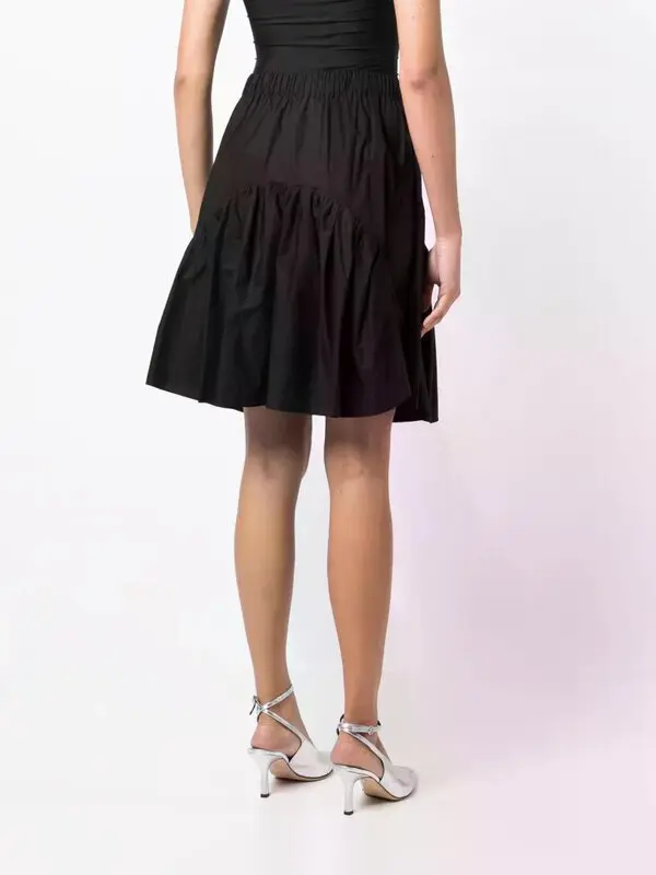 JNBY Ruffled Cotton Midi Skirt
