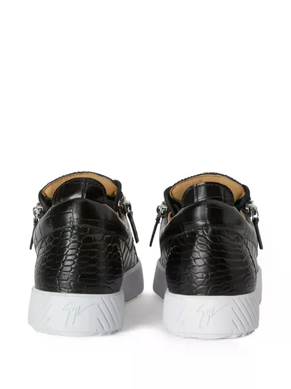 GIUSEPPE ZANOTTI Frankie Double-zip Low-top Sneakers
