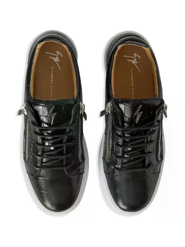 GIUSEPPE ZANOTTI Frankie Double-zip Low-top Sneakers